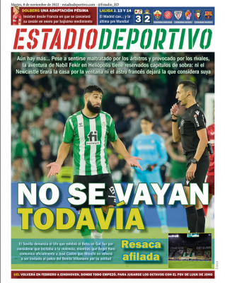 Portada ED - Resaca afilada - Vamos Mi Sevilla